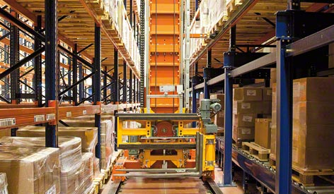 Automatic Trilateral Stacker Cranes | Automated Warehouse for Pallets ...