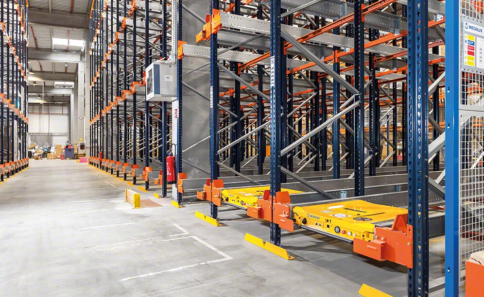 Case study of the Pallet Shuttle system in vente-privee – Mecalux.co.uk