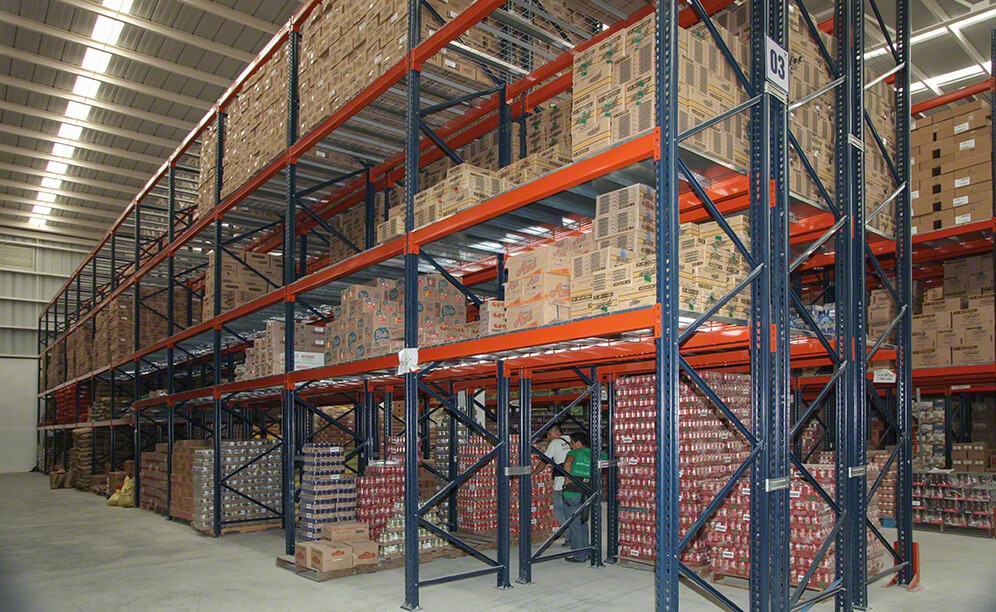 Earthquake-proof racks Abarrotes La Y Griega - Mecalux.co.uk