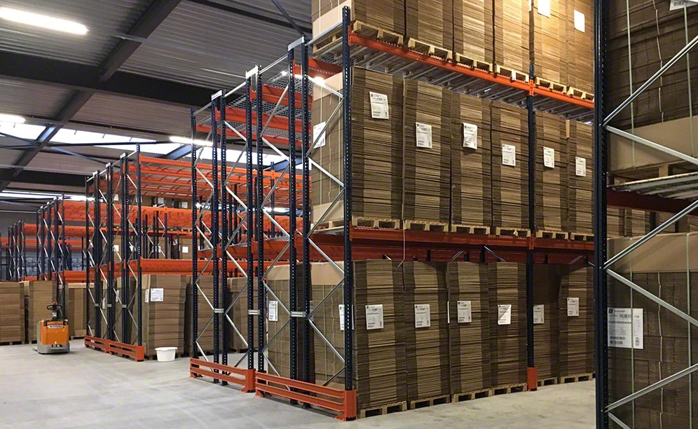 Packaging warehouse Scherp Verpakkingen - Mecalux.co.uk