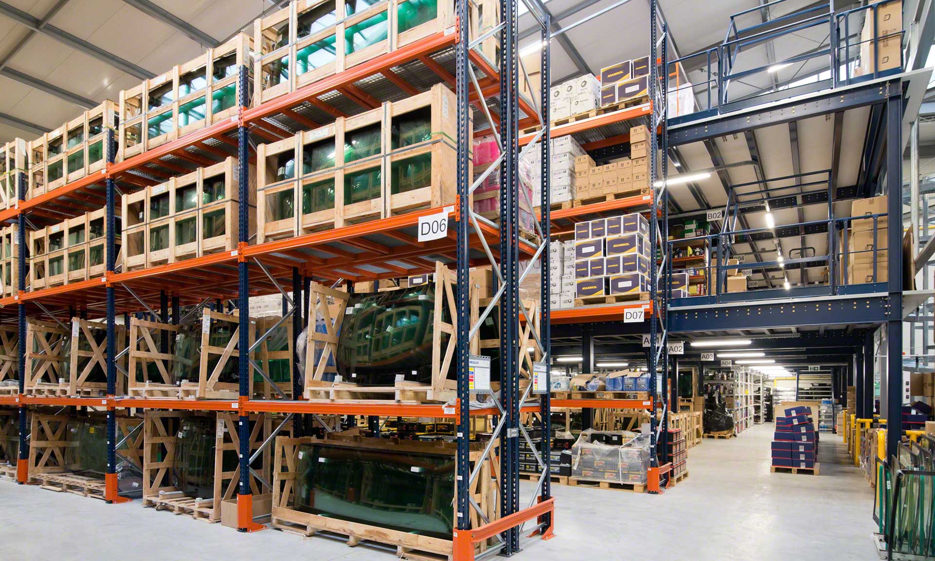 Motores: warehouse for car spare parts - Mecalux.co.uk