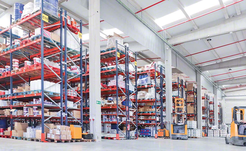Eurotex digitises its paints warehouse - Mecalux.co.uk