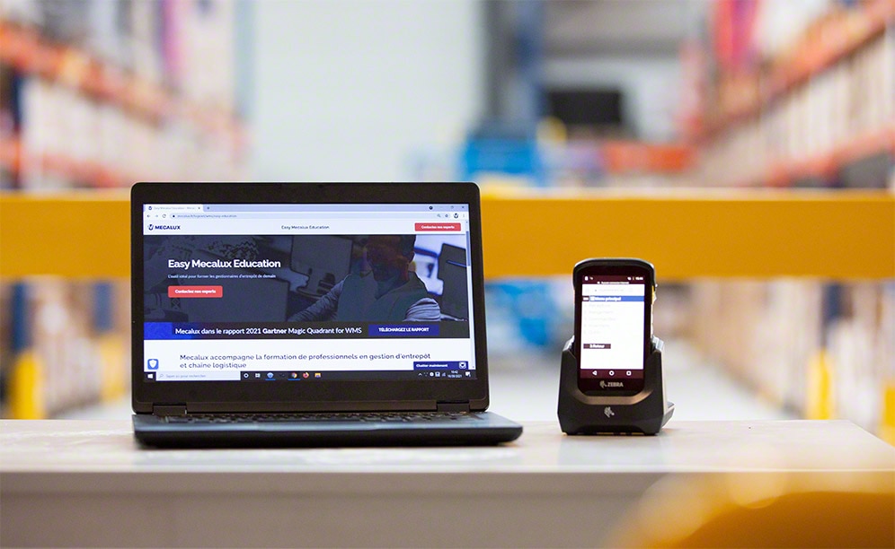 Easy WMS in the Promotrans training center - Mecalux.co.uk