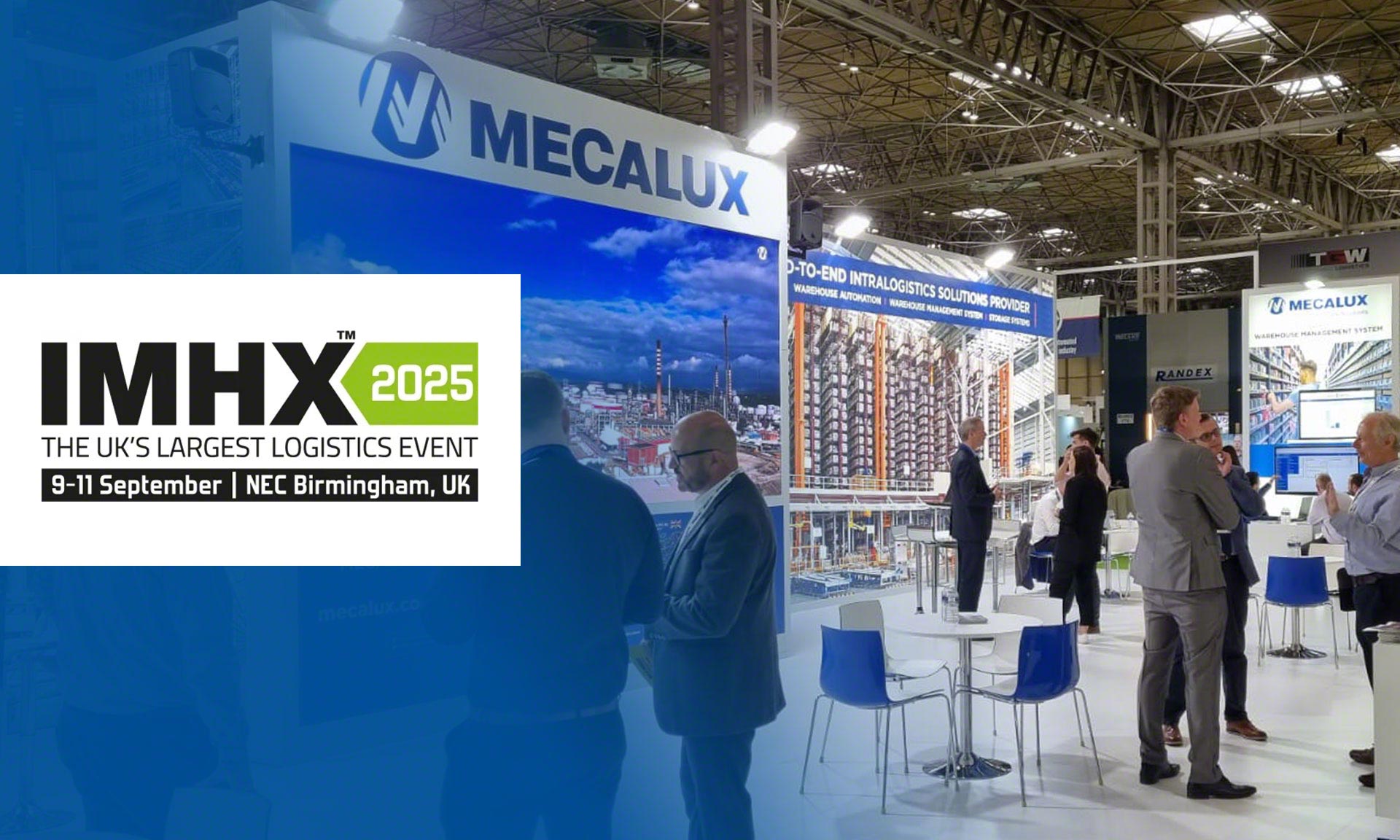 Mecalux at IMHX 2025 in Birmingham - Mecalux.co.uk