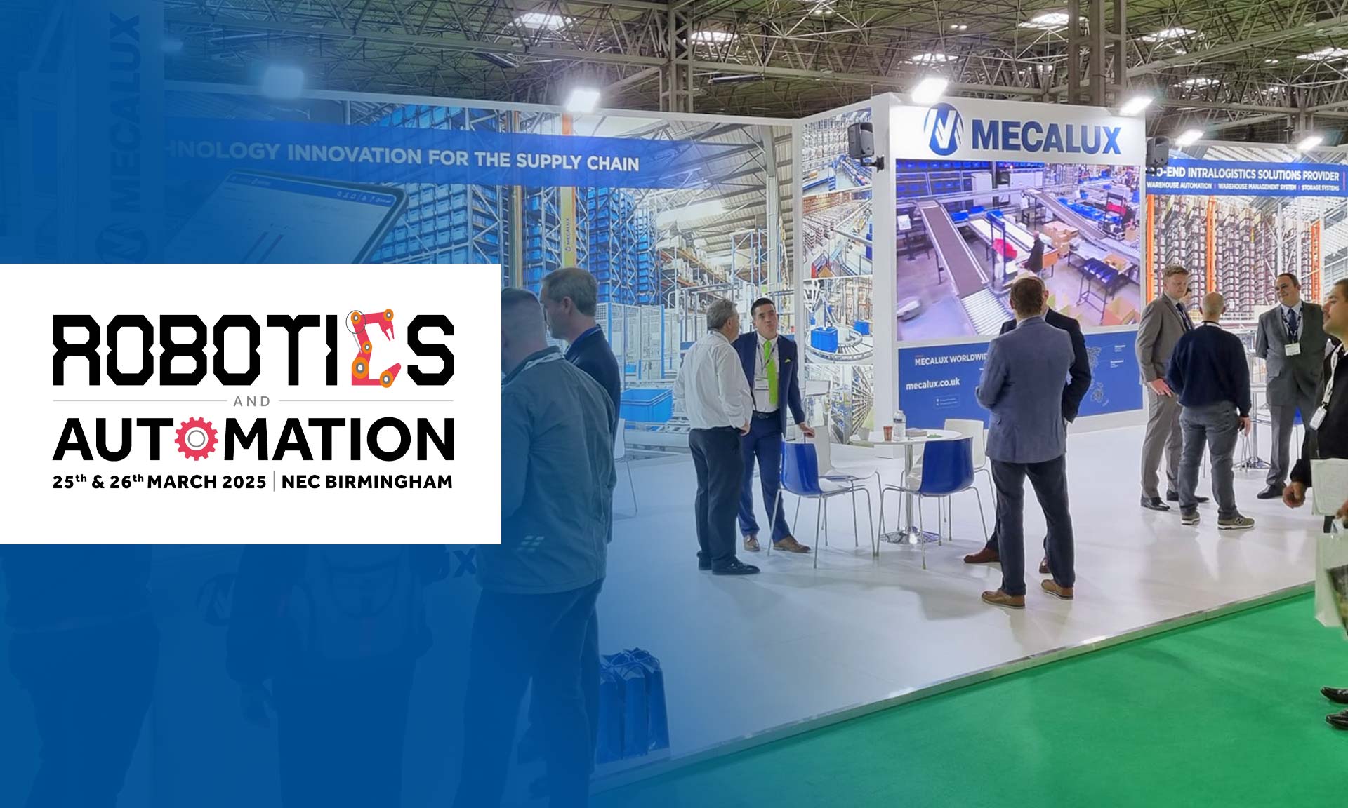 Mecalux to attend Robotics and Automation 2025 - Mecalux.co.uk