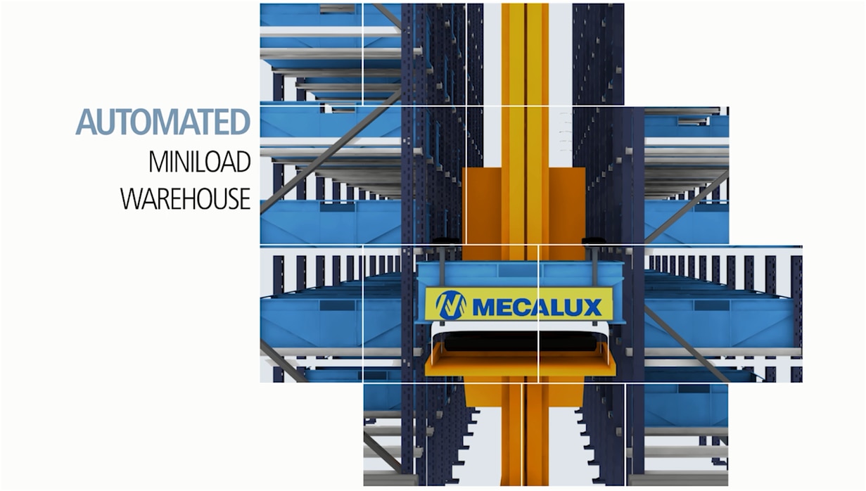 Miniload - Automated miniload warehouse for boxes - Mecalux.co.uk